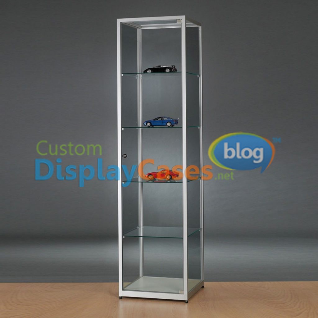 Aluminium showcases in work - Custom Display Cases BLOG